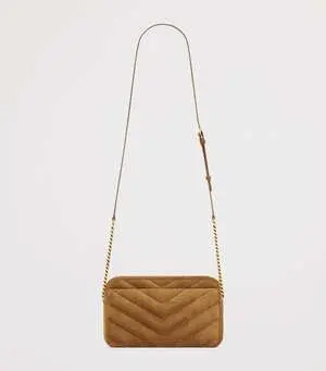 Saint Laurent Suede Loulou Camera Bag