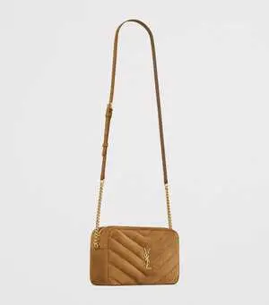 Saint Laurent Suede Loulou Camera Bag