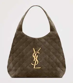 Saint Laurent Medium Suede Icare Tote Bag