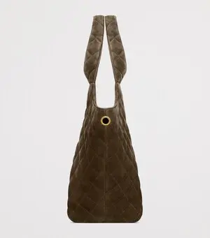 Saint Laurent Medium Suede Icare Tote Bag