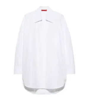 Max & Co. Cotton Spread Collar Shirt - White