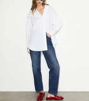 Max & Co. Cotton Spread Collar Shirt