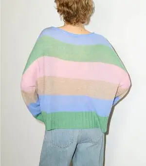 Max & Co. Linen Striped Sweater