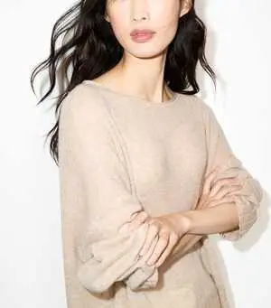 Max & Co. Linen Boat-neck Sweater