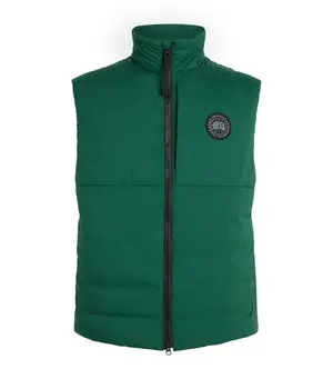 Canada Goose Down Water-repellent Packable Lodge Gilet - Green