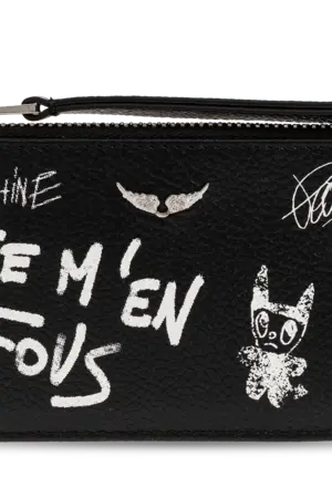 Zadig&Voltaire Leather Card Holder With Logo