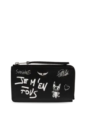 Zadig&Voltaire Leather Card Holder With Logo