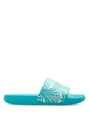 Mcm X Dj Khaled Graphic Print Rubber Slides
