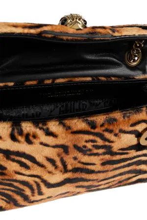 Kurt Geiger Mini Kensington Shoulder Bag With Tiger Print