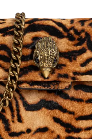Kurt Geiger Mini Kensington Shoulder Bag With Tiger Print