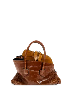 Attico La Passeggiata Mini’ Bag - Brown