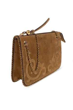 Etro Suede Bag With Logo