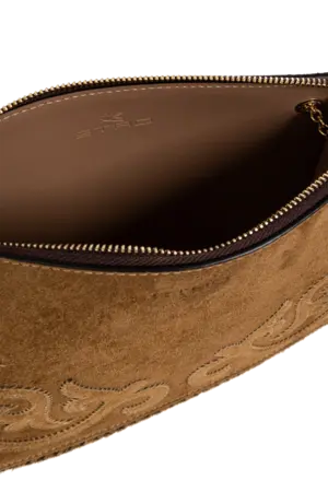Etro Suede Bag With Logo