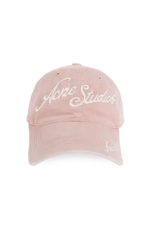 Acne Studios Baseball Cap - Pink