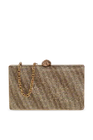 Kurt Geiger Crystal Kensington" Clutch - Gold