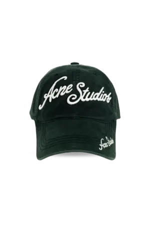 Acne Studios Baseball Cap - Green