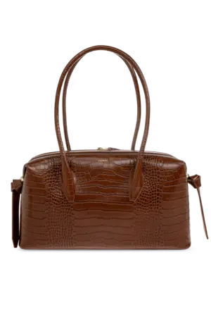 Yuzefi Broche Duffle" Bag - Brown