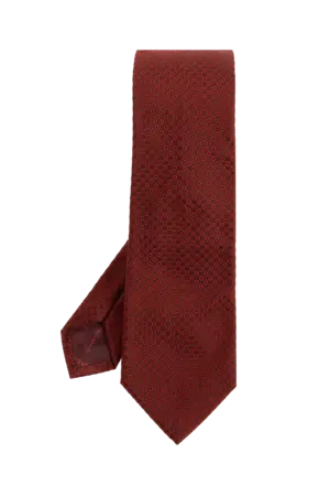 FERRAGAMO Silk Tie - Burgundy