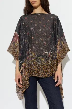 Etro Silk Poncho