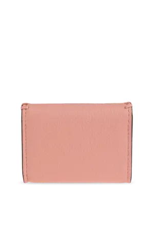Michael Kors Leather Card Holder With Logo