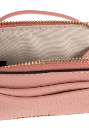 Michael Kors Leather Card Holder With Logo