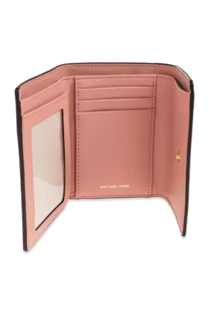 Michael Kors Leather Wallet With Logo