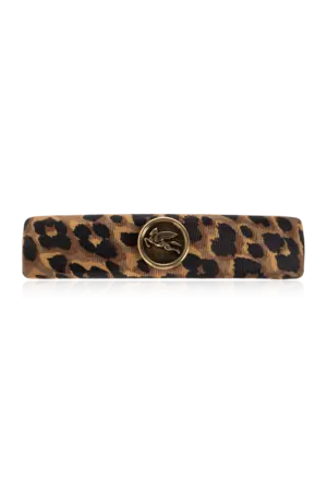 Etro Hair Clip - Brown