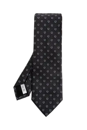 FERRAGAMO Silk Tie - Grey