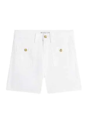 Tommy Hilfiger Mini Fit Lightweight Cotton Shorts - White