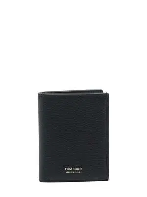 TOM FORD Calf Leather Wallet For - Black
