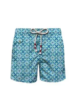 MC2 SAINT BARTH Trendy Sea Inspired Mini Shirt For - Light Blue