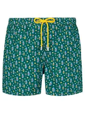 MC2 SAINT BARTH Coastal Vibes Mini Shirt - Green