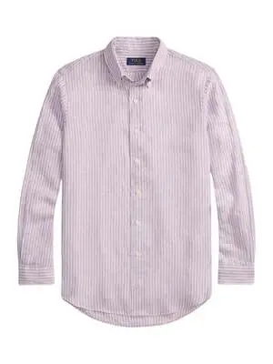 Ralph Lauren Striped Button-down Shirt - Violet