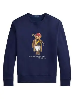 Ralph Lauren Classic Fit Quarter Zip Cotton Sweater - Blu