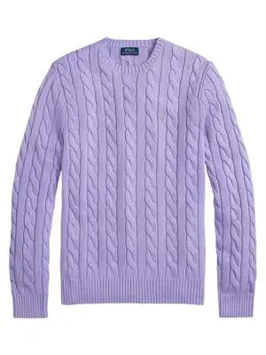 Ralph Lauren Classic Quarter Zip Pullover Sweater - Violet