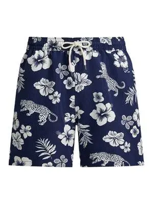 Ralph Lauren Classic Fit Cotton Blend Shorts - Navy