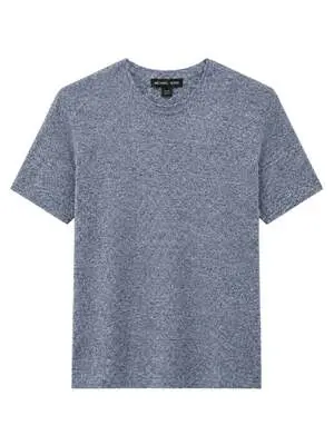 Michael Kors Stylish Linen Blend T-shirt For Perfect For Every Season - Grey