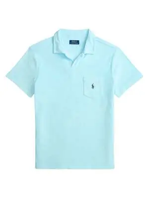 Ralph Lauren Chest Pocket Embroidered Logo T-shirt For - Light Blue