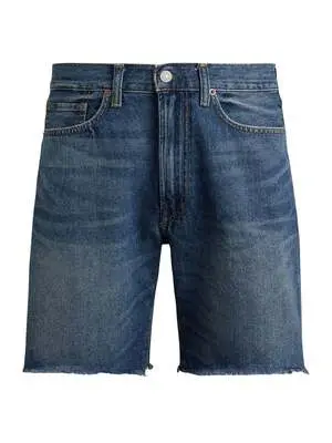 Ralph Lauren Classic Mini Stretch Denim Shorts - Navy