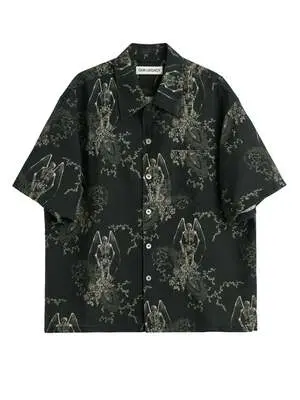 Our Legacy Short Sleeve Button-up Shirt With Chest Pocket Mini - Multicolor
