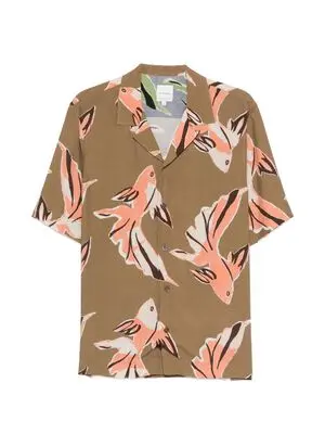 Paul Smith Fish Print Shirt - Green