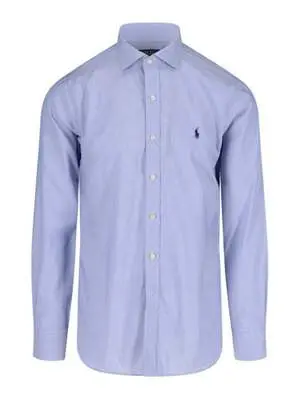 Ralph Lauren Classic Button-up Light Shirt - Light Blue