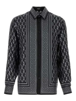 Versace Geometric Print Shirt