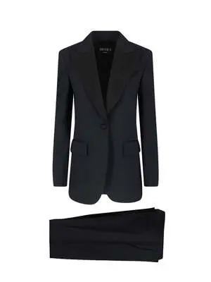 DONDUP Tailored Wool-blend Sheath Dress - Black