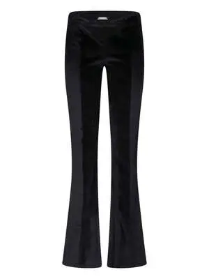 DONDUP Stretch Cotton-viscose Tailored Trousers - Black