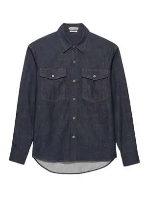JW Anderson Tailored Short Sleeve Shirt - Navy