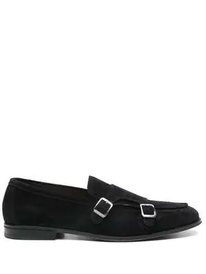 DOUCAL'S Sophisticated Monk Strap Shoes With Moc Stitching