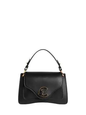 COCCINELLE C-me Calf Marb Handbag - Black