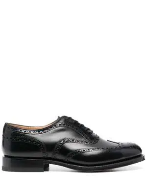 CHURCH`S Church's Flat Leather Lace-up Shoes - Black