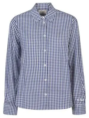 MC2 SAINT BARTH Mini Shirt For P26 Collection - Navy